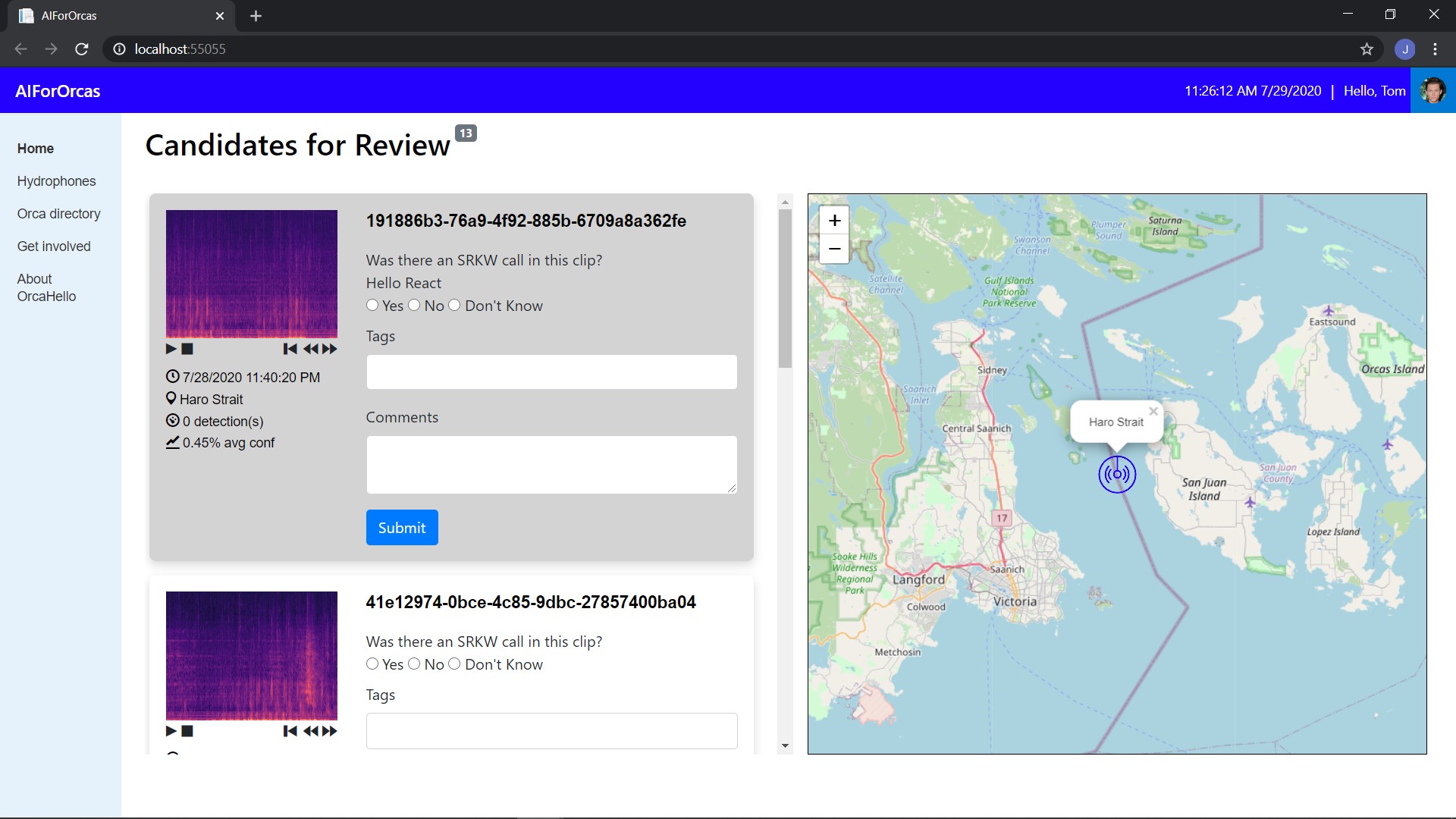 Two months listening and learning about orca sounds – Orcasound